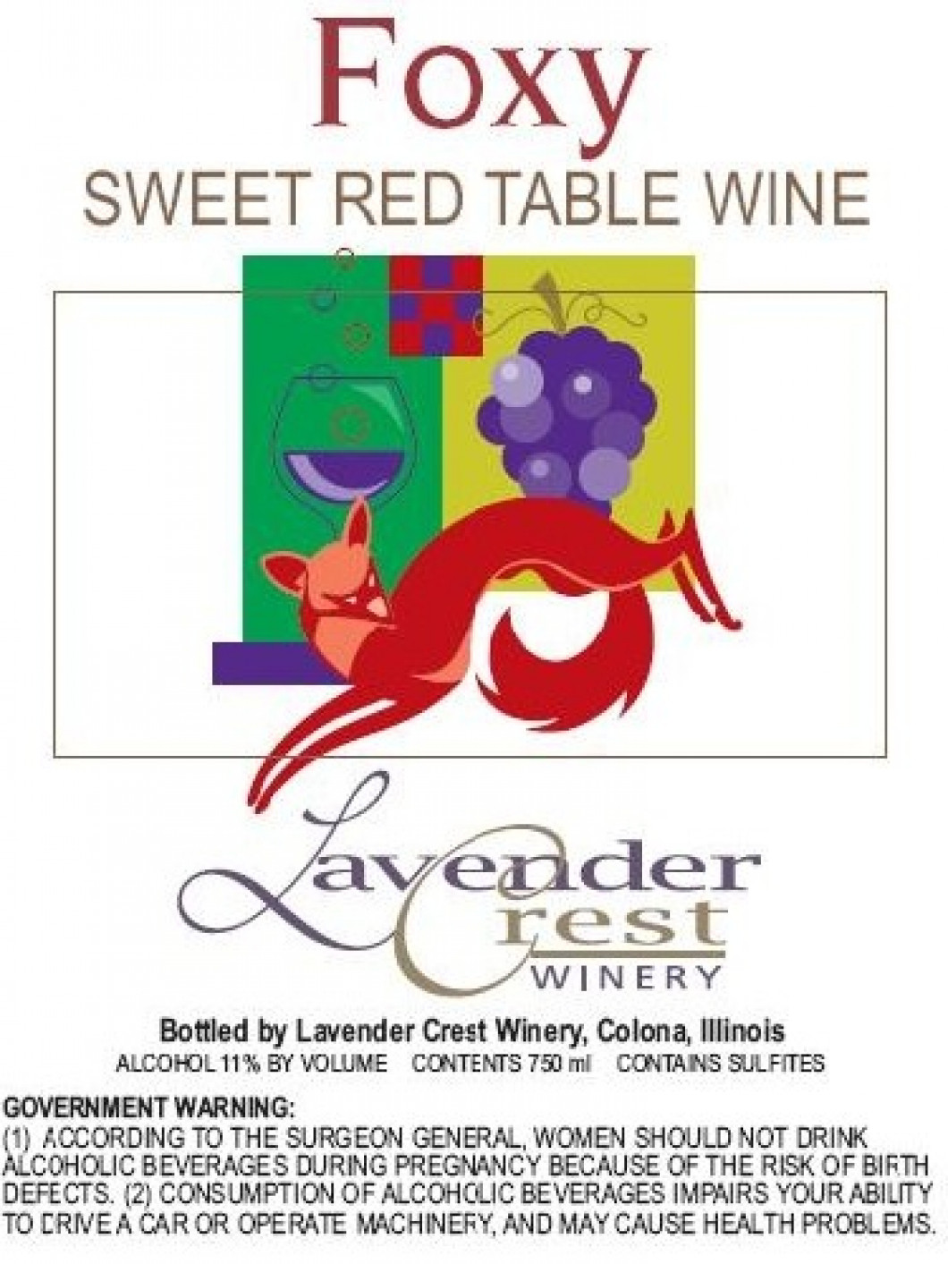 Red Wine | Colona, IL | Lavender Crest Winery